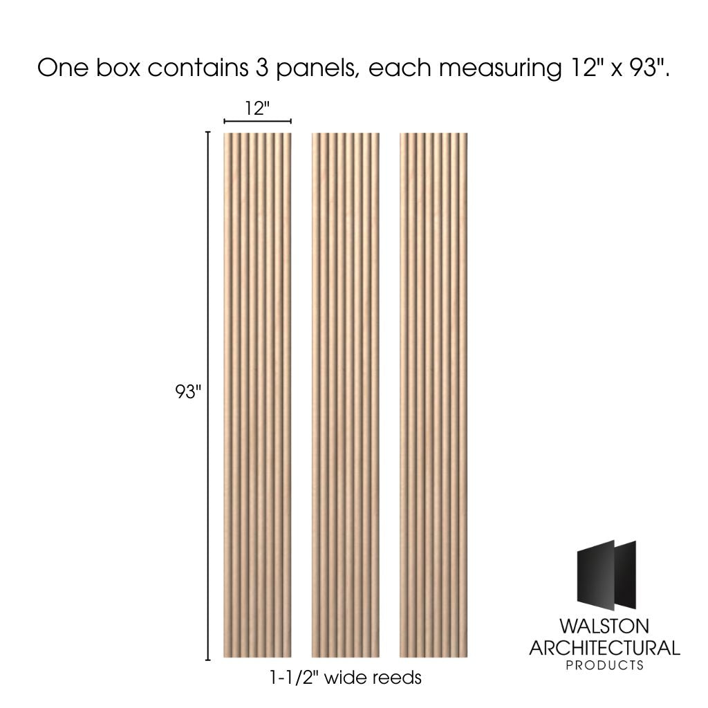 Reeded Wall Panels - 1-1/2" Reeds | Walston Architectural Products