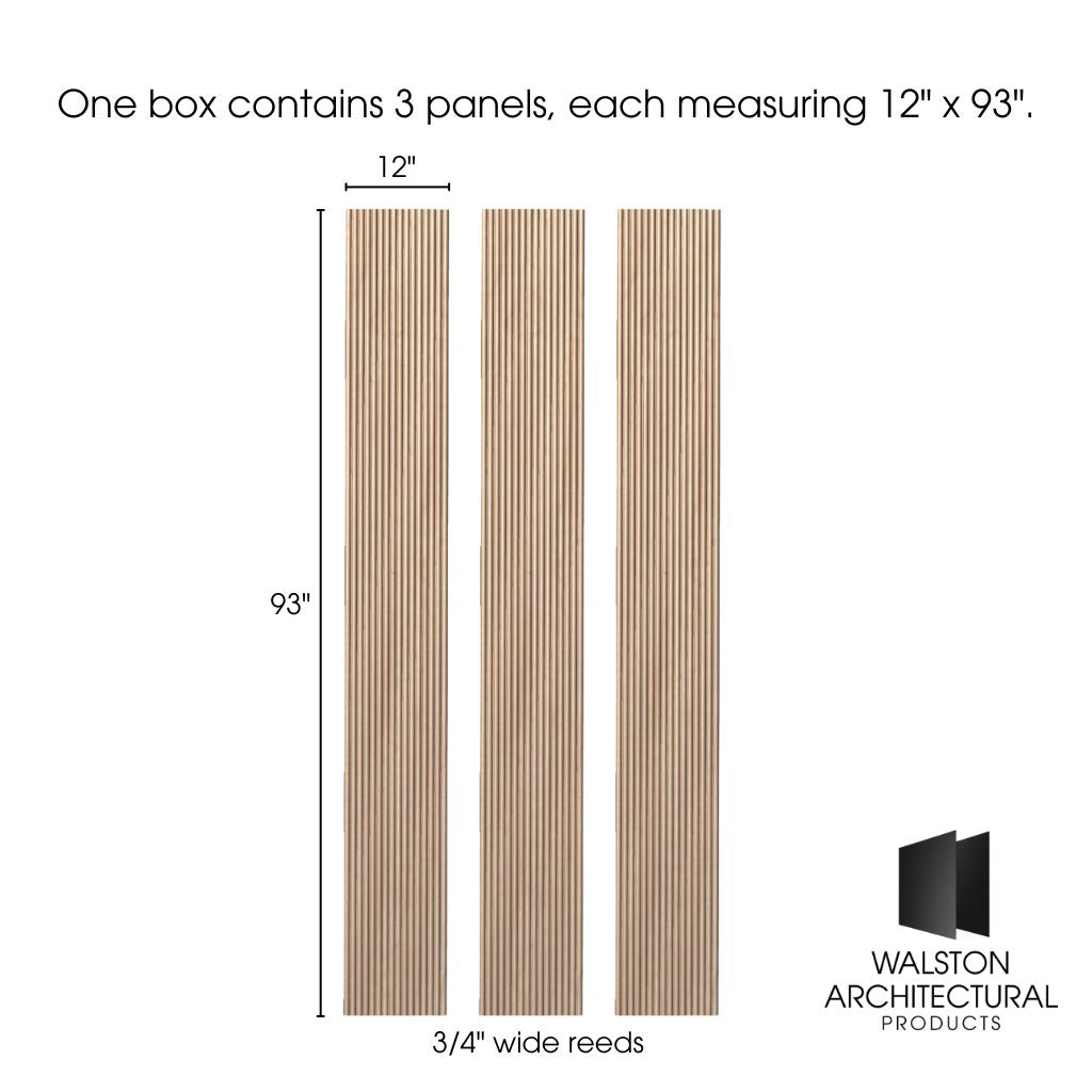 Reeded Wall Panels - 3/4" Reeds | Walston Architectural Products