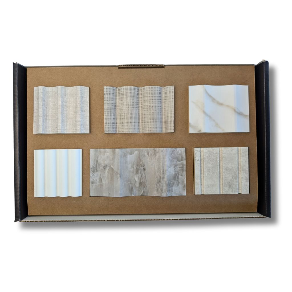 SAMPLE PACK: FLUTED, REEDED, & SLAT WALL PANELS / WALL CLADDING